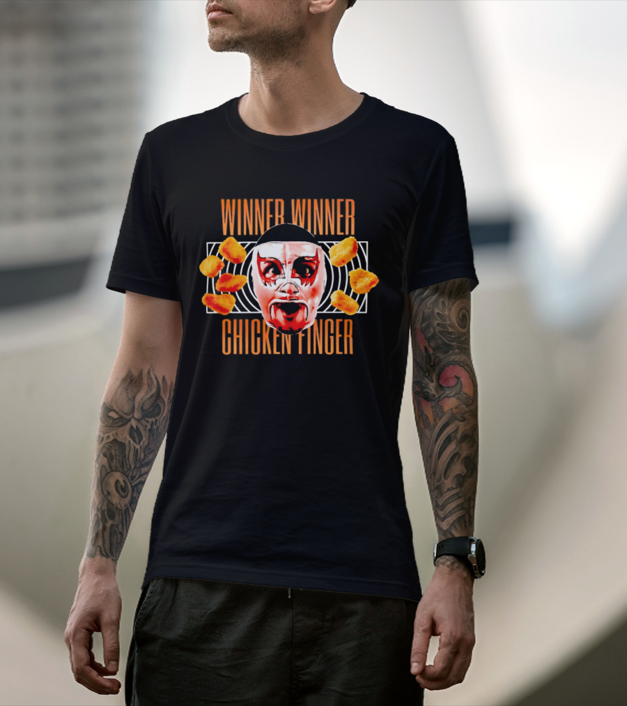 Winner Winner Chicken Finger Mask With Nuggets T-Shirt