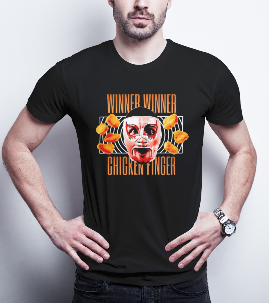 Winner Winner Chicken Finger Mask With Nuggets T-Shirt