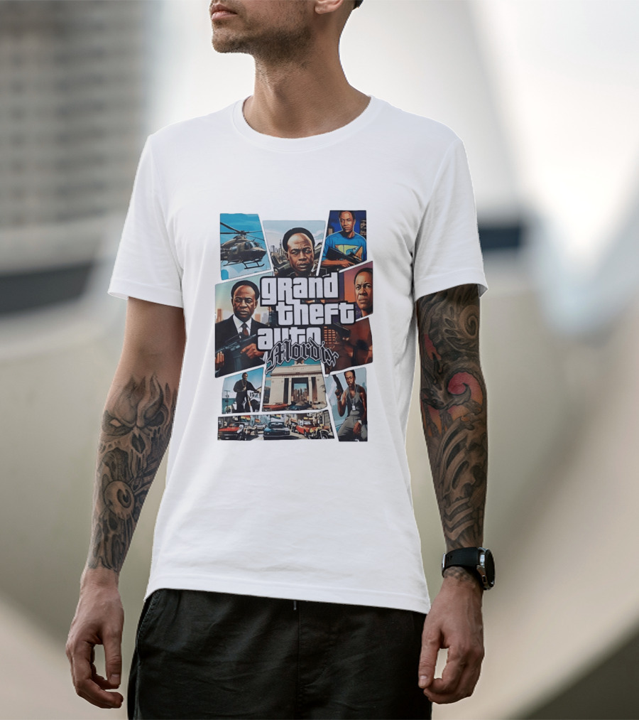 Grand Theft Auto Mordix Classic Crime Action Game T-Shirt