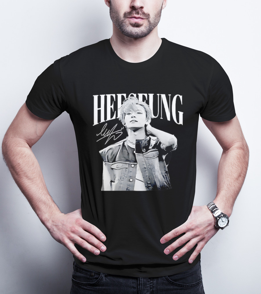 Heeseung ENHYPEN Signature Style Retro Look T-Shirt