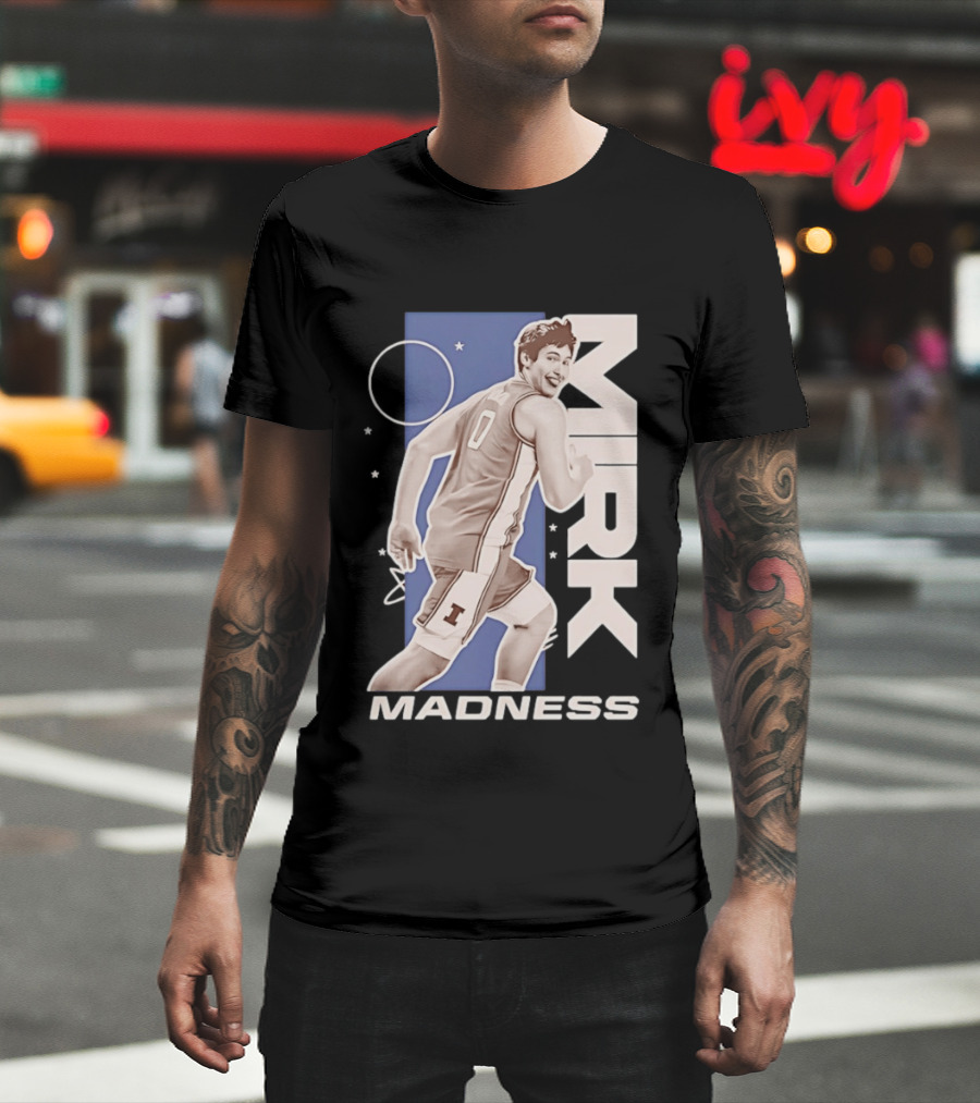 Mirk Madness Illinois Fighting Illini Basketball David Mirkovic T-Shirt