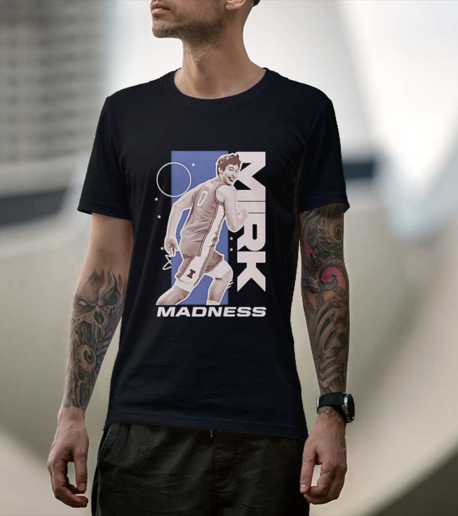 Mirk Madness Illinois Fighting Illini Basketball David Mirkovic T-Shirt