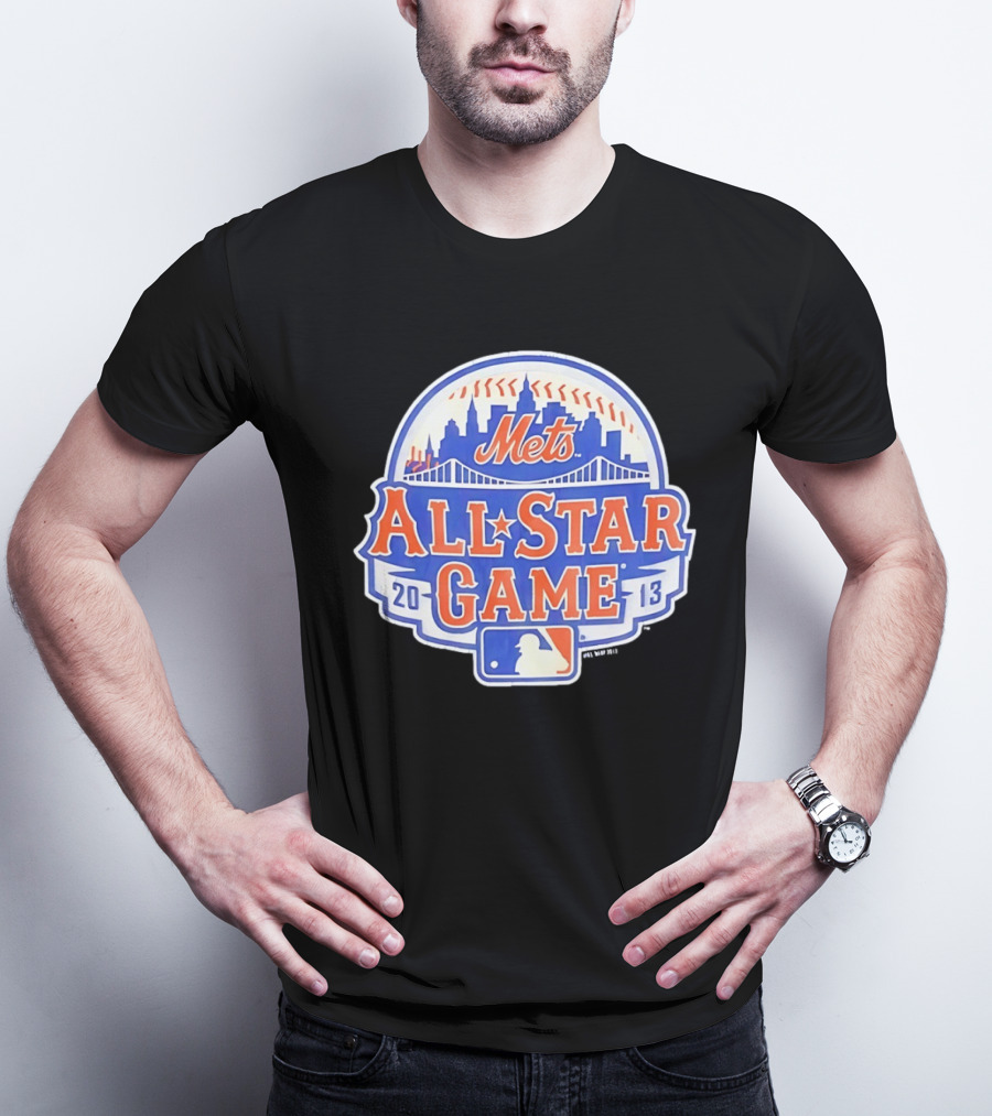 New York Mets 2013 All Star Game Skyline Baseball T-Shirt
