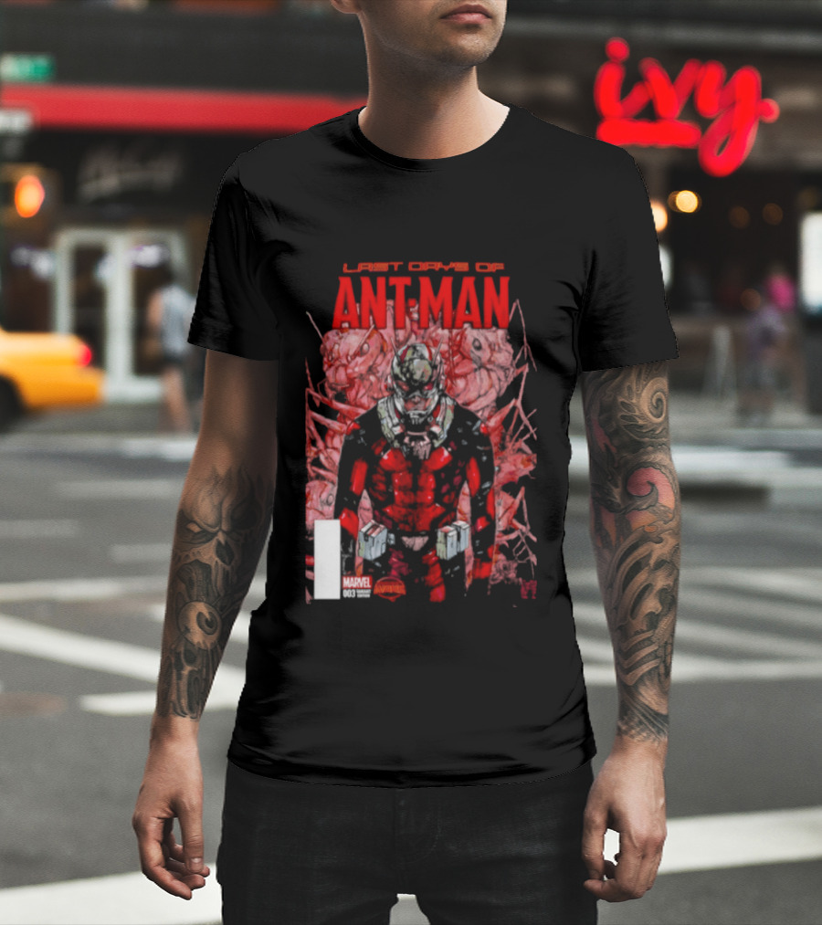 Last Days Of Ant Man Marvel Comic Cover T-Shirt