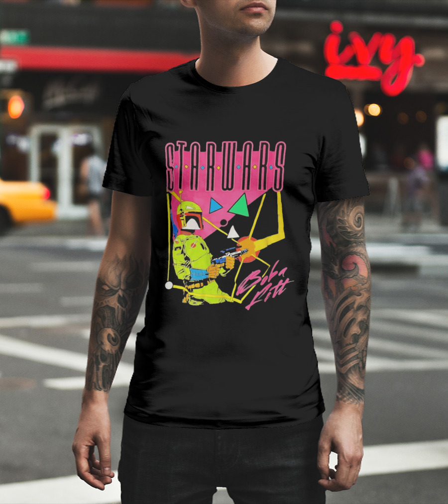 Star Wars Boba Fett Neon T-Shirt