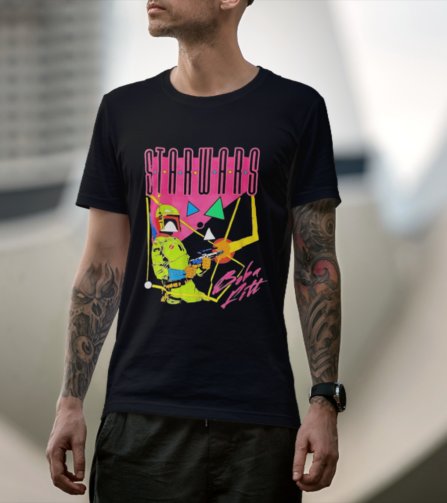 Star Wars Boba Fett Neon T-Shirt