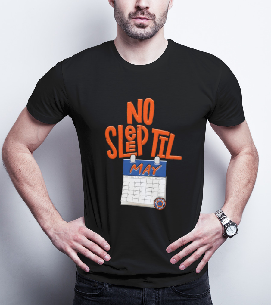 No Sleep Til May New York Baseball Team T-Shirt