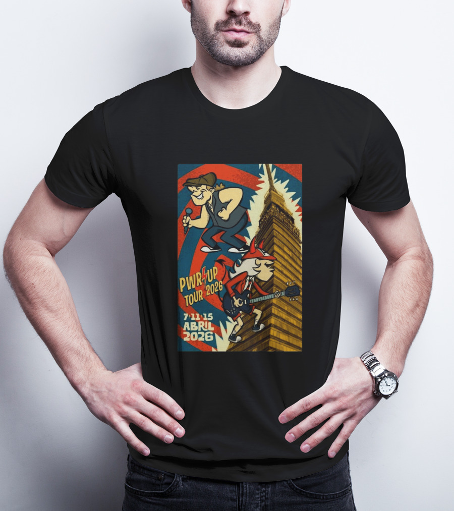 PWR UP Tour 2026 7 11 15 Abril Mexico City Estadio GNP Seguros T-Shirt