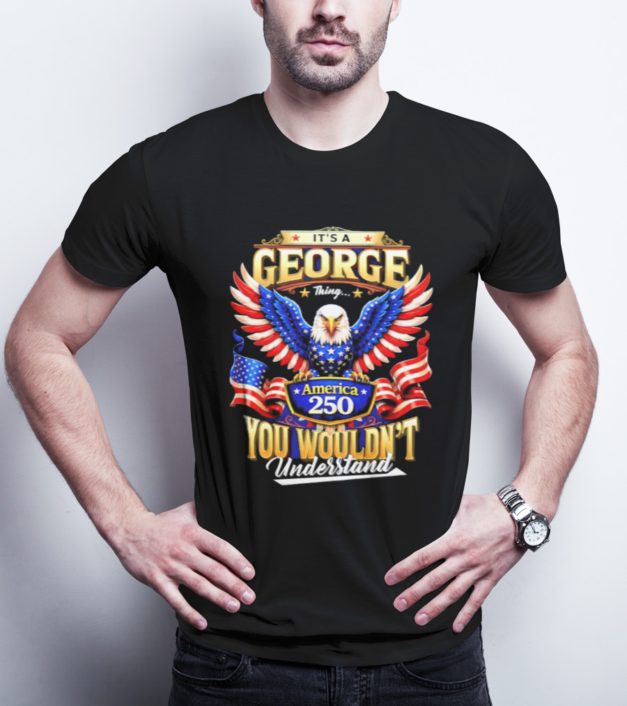 George America 250th Anniversary Bald Eagle You Wouldn't Understand T-Shirt