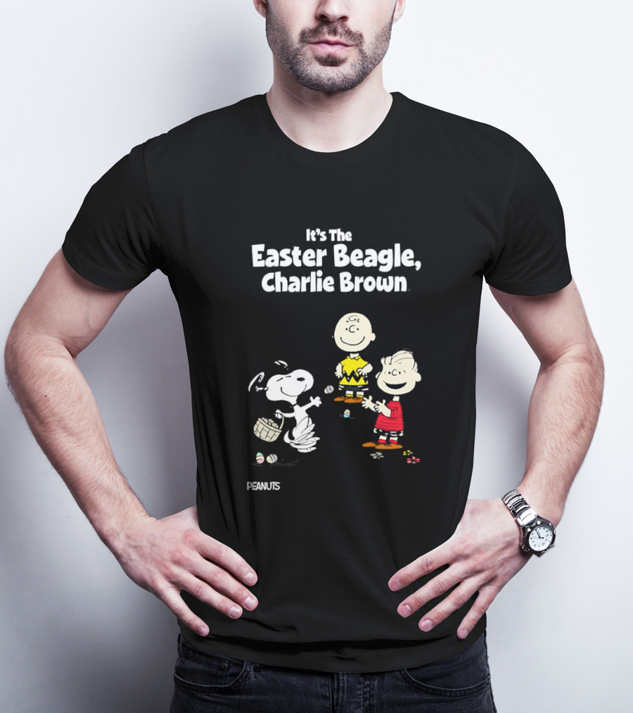 It's The Easter Beagle Charlie Brown Peanuts Snoopy Woodstock T-Shirt