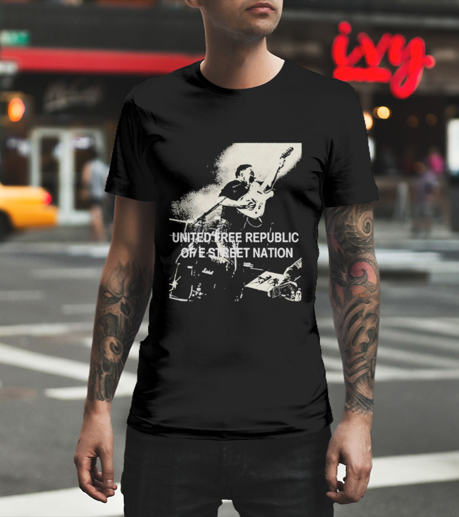 Bruce Springsteen 2026 Land Of Hope And Dreams American Tour United Free Republic One Street Nation T-Shirt