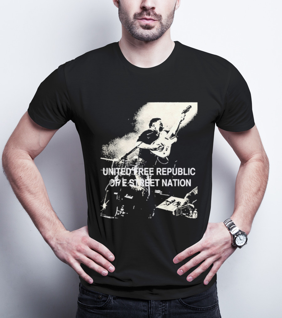 Bruce Springsteen 2026 Land Of Hope And Dreams American Tour United Free Republic One Street Nation T-Shirt