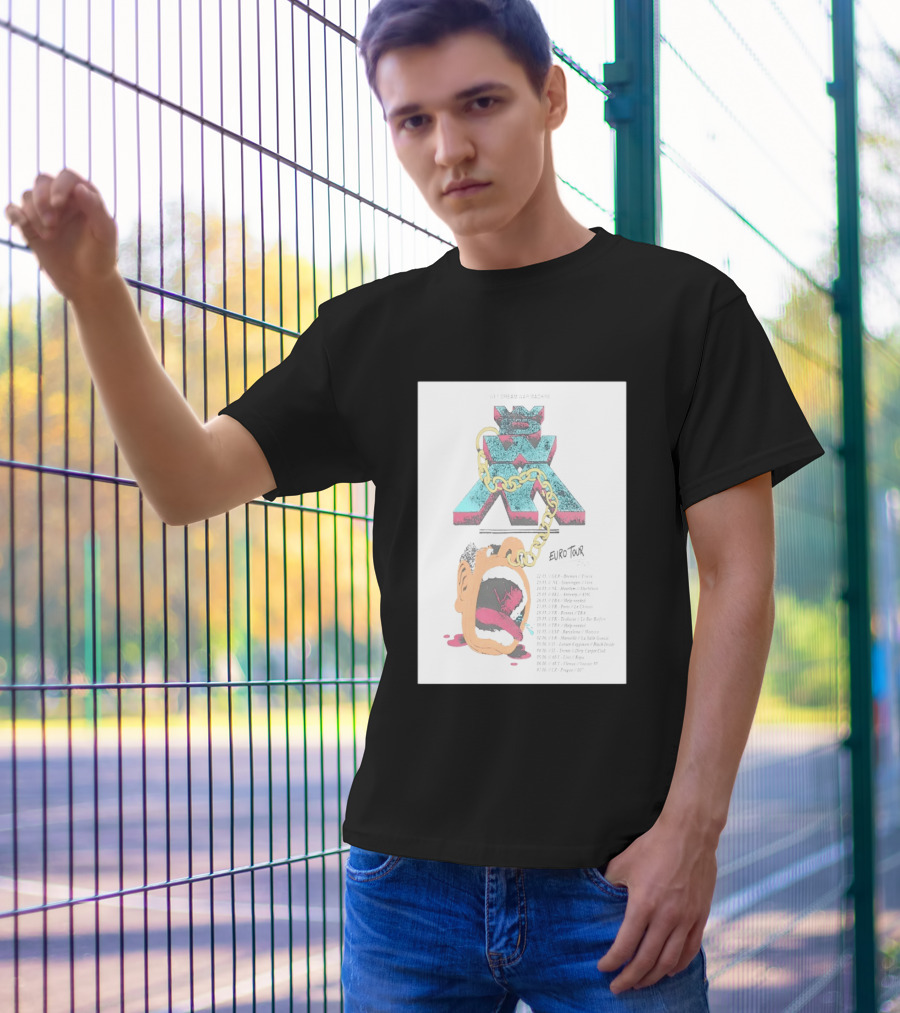 Wet Dream War Machine Euro Tour 2026 Chain And Art Dates T-Shirt