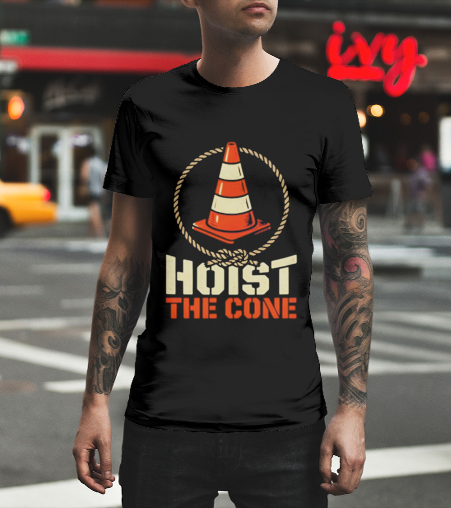 Pittsburgh Pirates Hoist The Cone Rope Traffic Cone T-Shirt