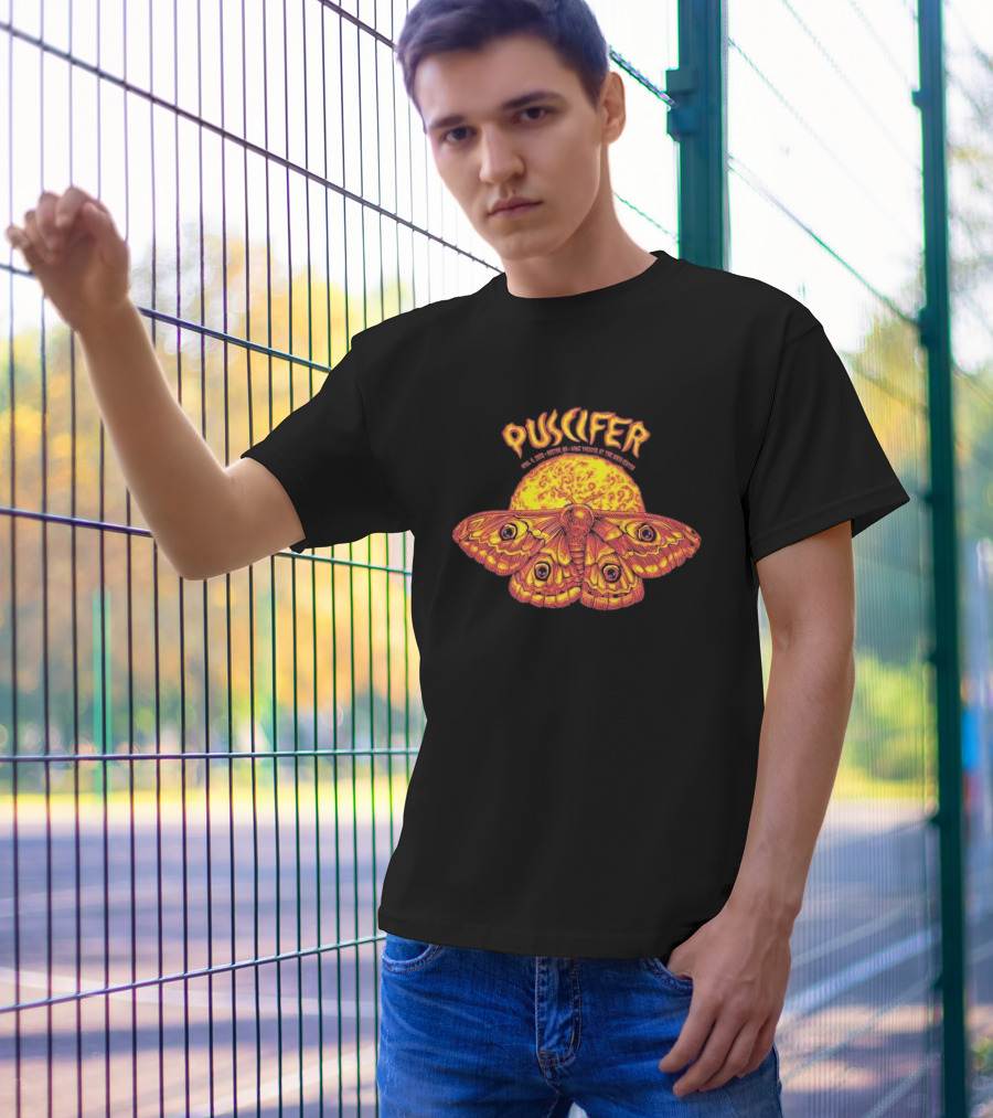 Puscifer Boch Center Wang Theatre Boston Moth Sunburst T-Shirt