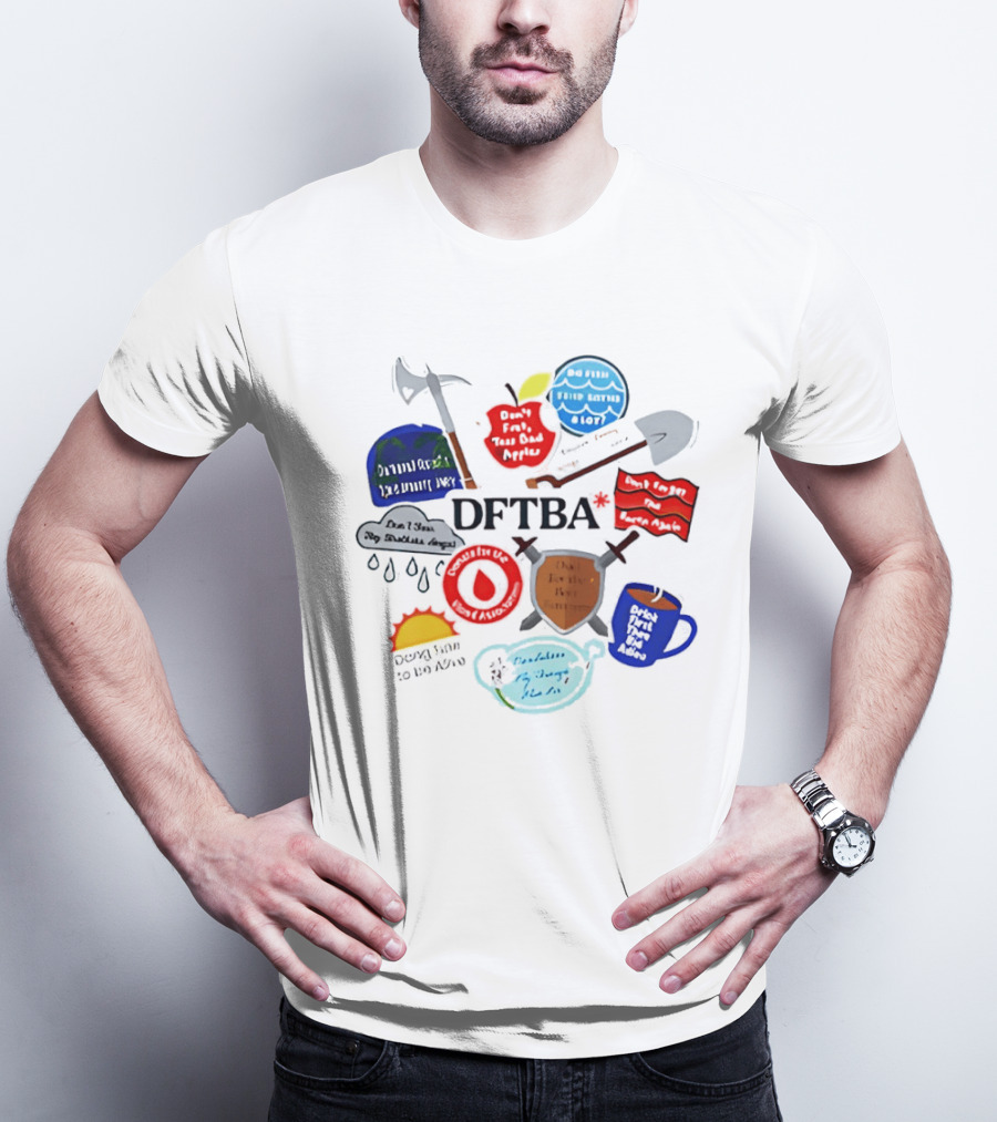 DFTBA Don't Forget To Be Awesome Bad Apple Touhou Project T-Shirt