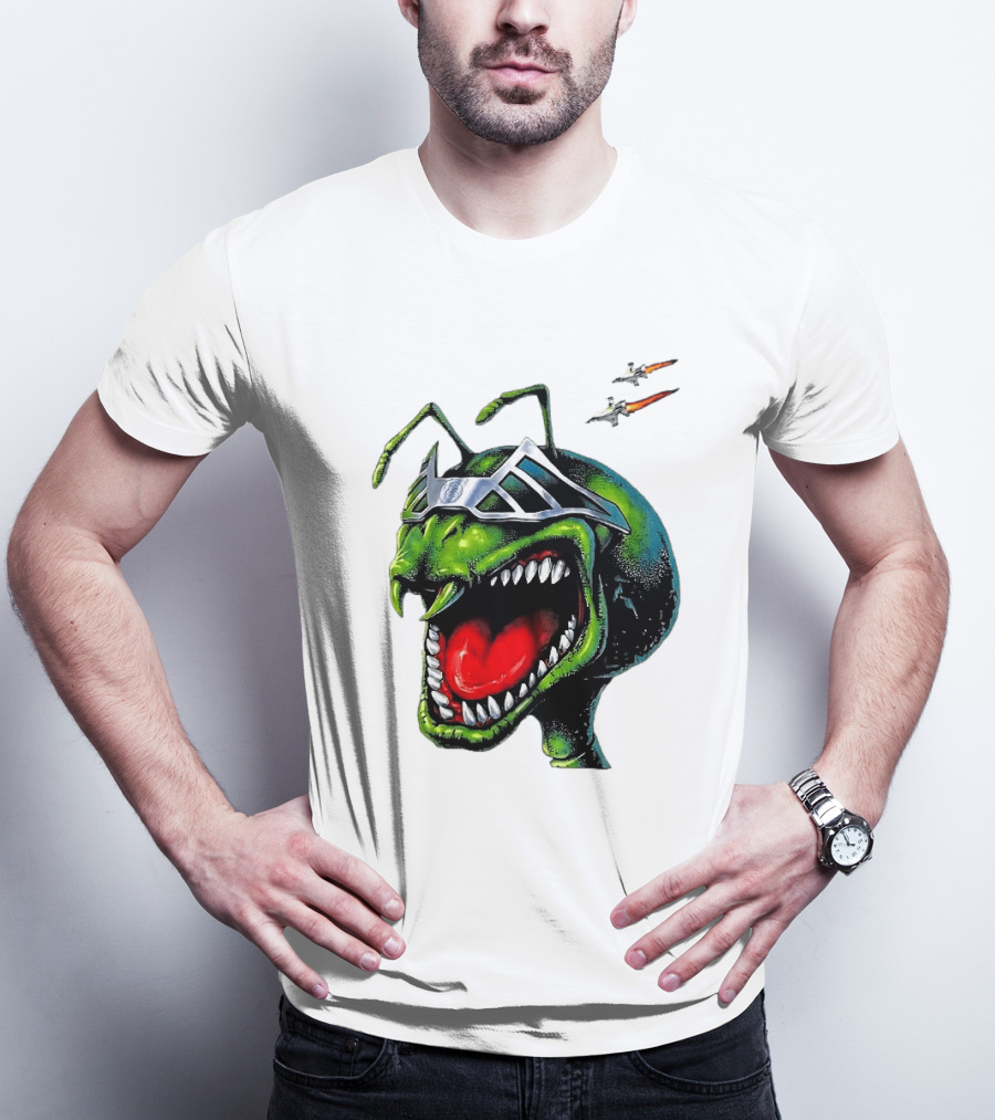 Hellstar Anthony Edwards Ant Man Alien Creature With Sunglasses And Spacecrafts T-Shirt