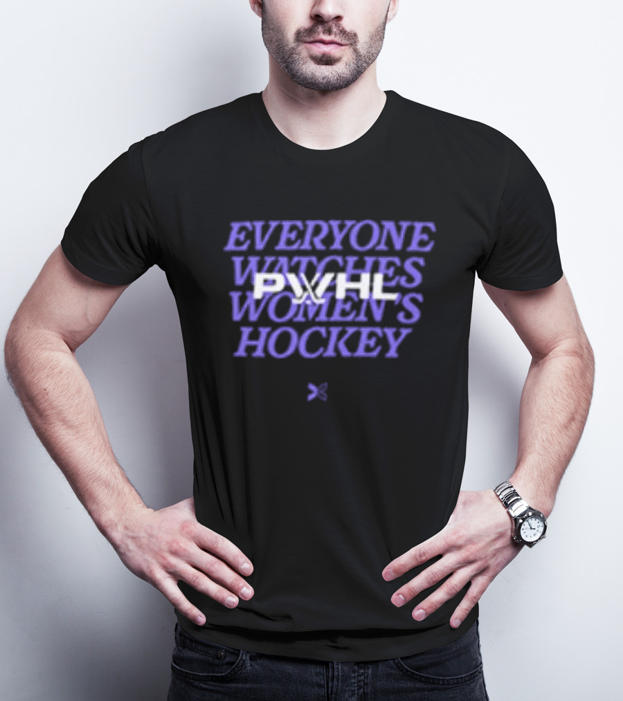 Everyone Es Women's Hockey PWHL Togethxr Collaboration T-Shirt