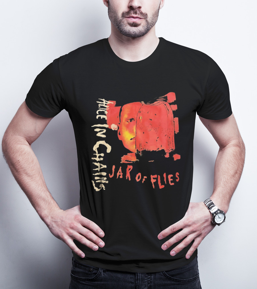 Alice In Chains Jar Of Flies Album Art Face T-Shirt
