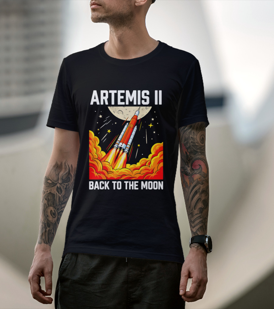 Artemis II Moon Mission Rocket Launch Back To The Moon T-Shirt