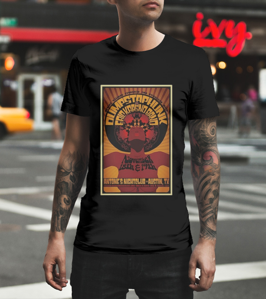 Dumpstaphunk Eric Krasno Band November 18th 19th Antone's Nightclub Austin TX Concert T-Shirt