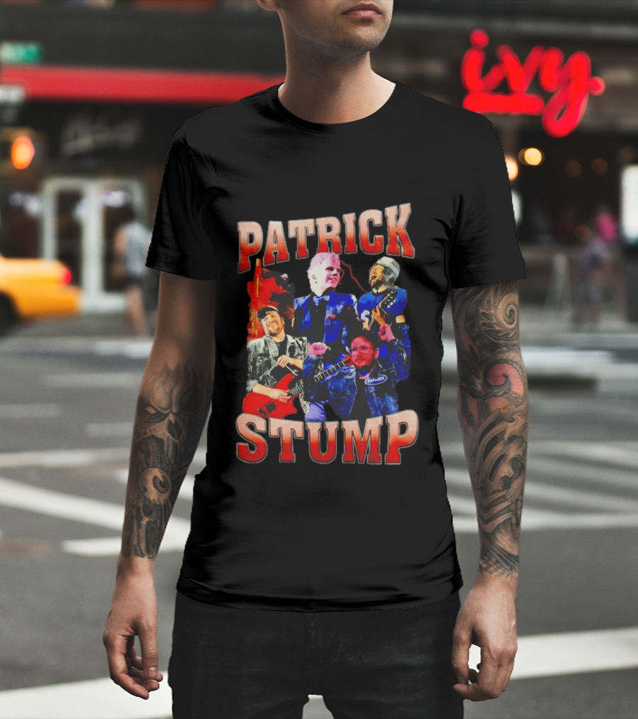 Patrick Stump Stage Performance Montage T-Shirt