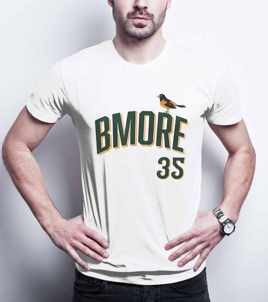 Baltimore Orioles Bmore 35 City Connect Bird T-Shirt