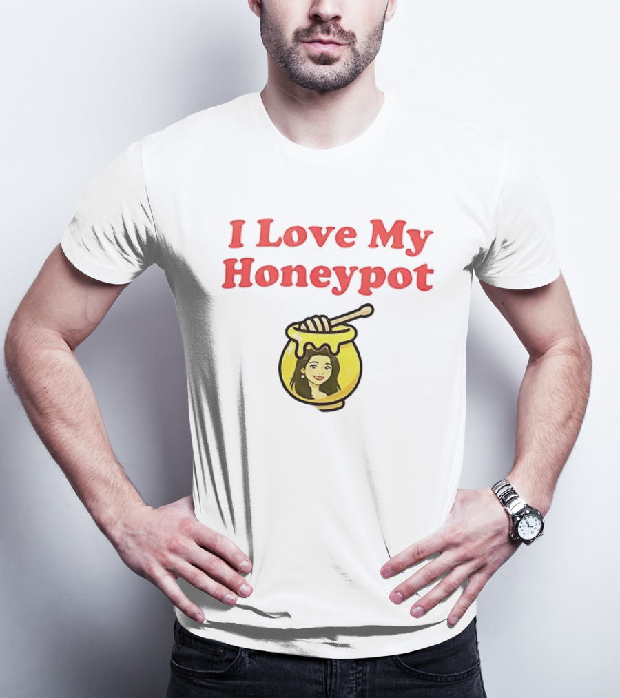 I Love My Honeypot Jar With Woman Inside T-Shirt