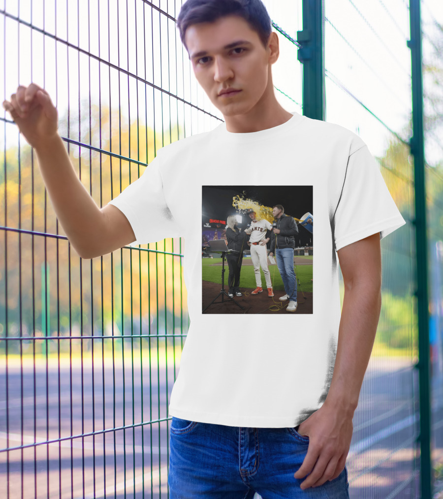 Daniel Susac Interview Oracle Park San Francisco Giants Celebration Moment T-Shirt