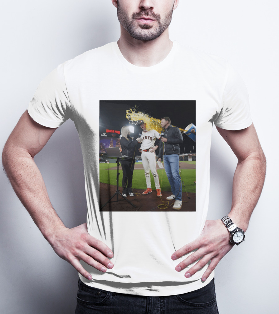 Daniel Susac Interview Oracle Park San Francisco Giants Celebration Moment T-Shirt