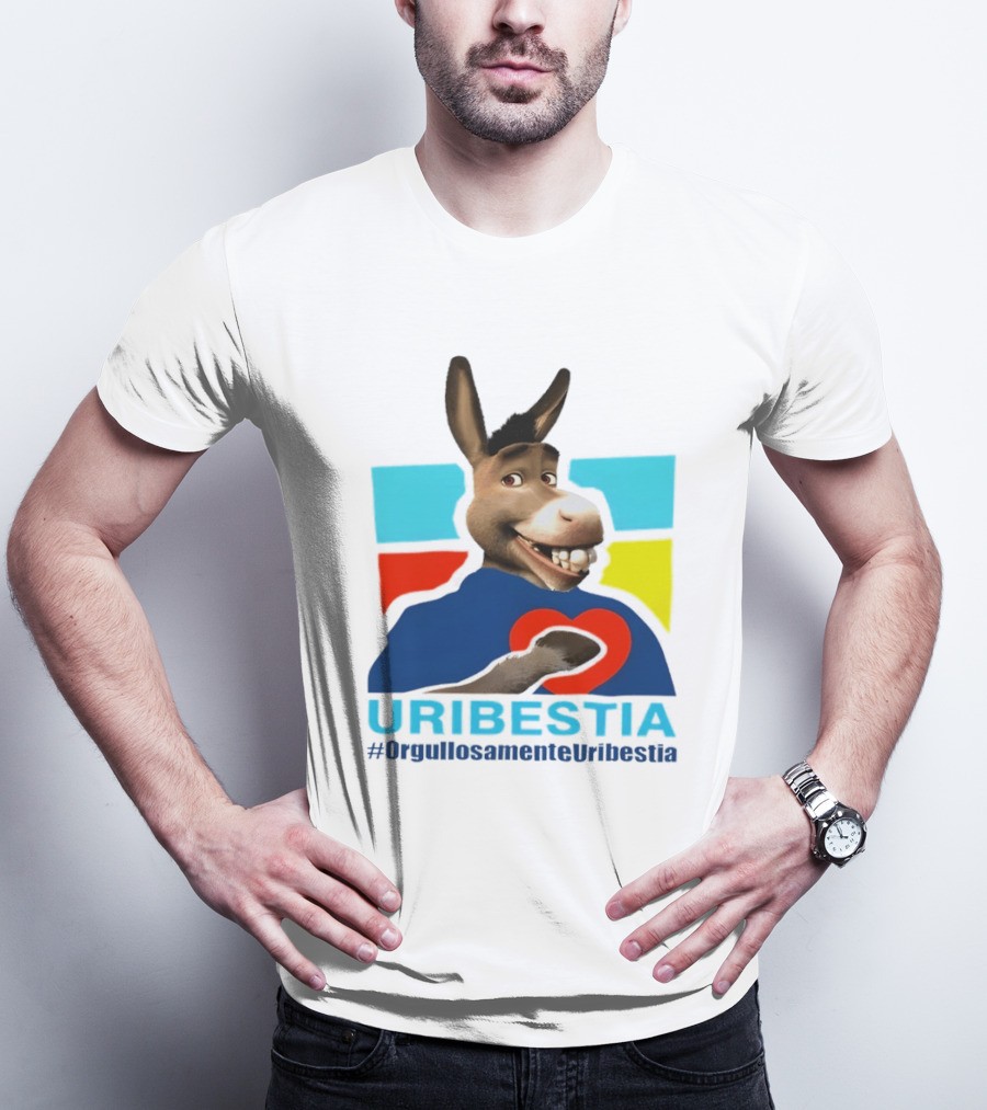 Donkey From Shrek Uribestia OrgullosamenteUribestia Hashtag T-Shirt