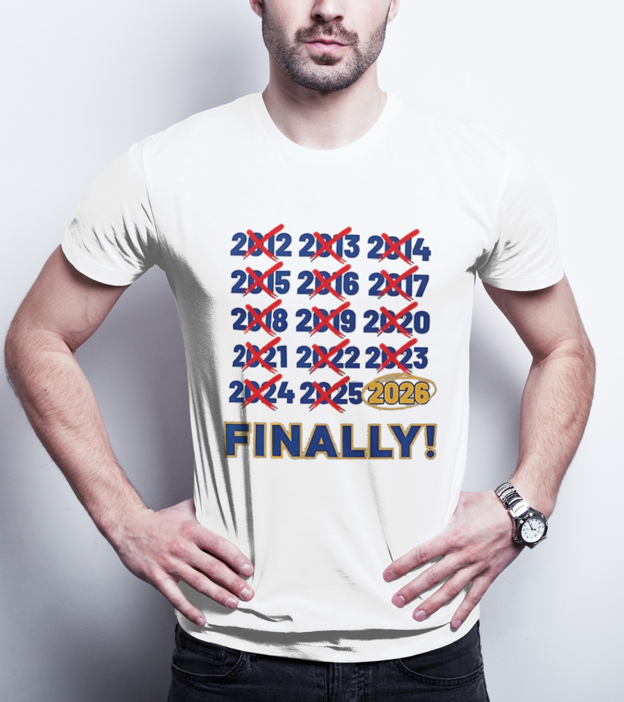 Finally 2026 Buffalo Sabres NHL T-Shirt