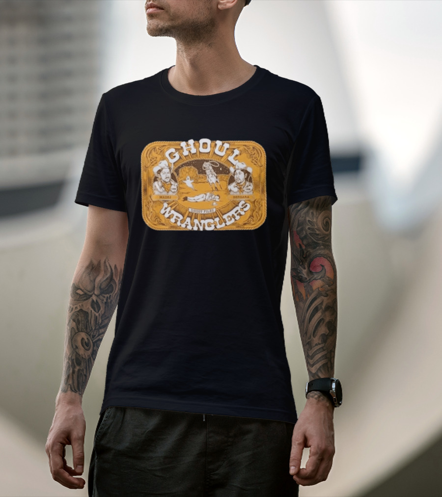 Ghost Files Ghoul Wranglers Madej Bergara Cowboy T-Shirt