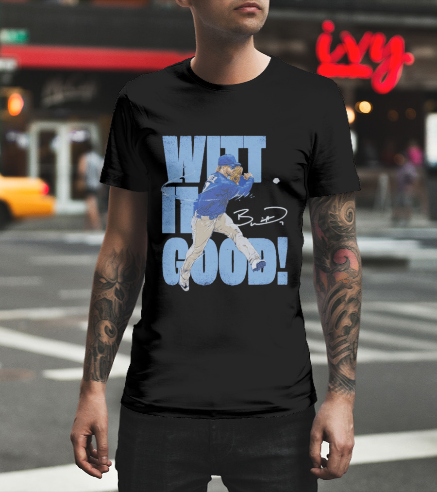 Bobby Witt Jr Kansas City Royals Witt It Good Celebrating Baseball Excellence T-Shirt