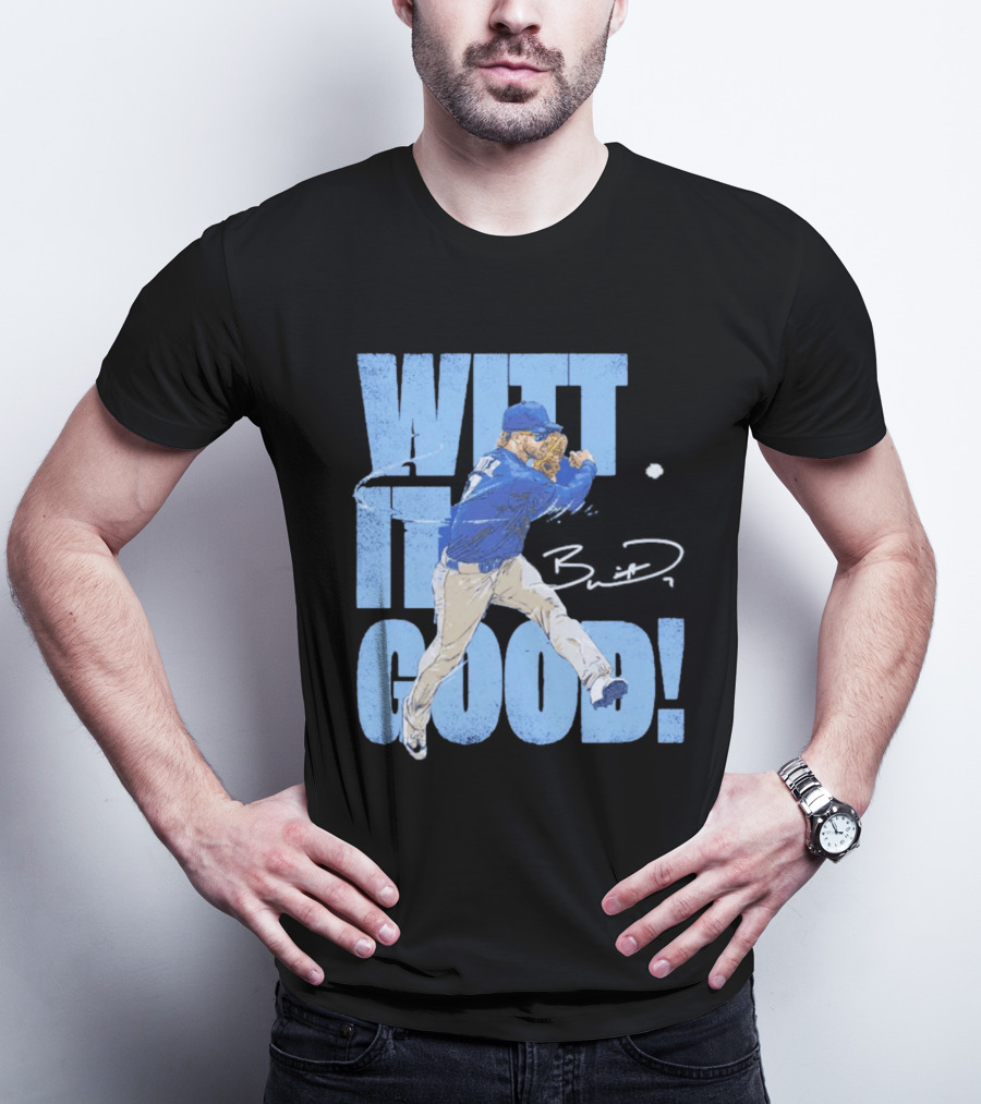 Bobby Witt Jr Kansas City Royals Witt It Good Celebrating Baseball Excellence T-Shirt