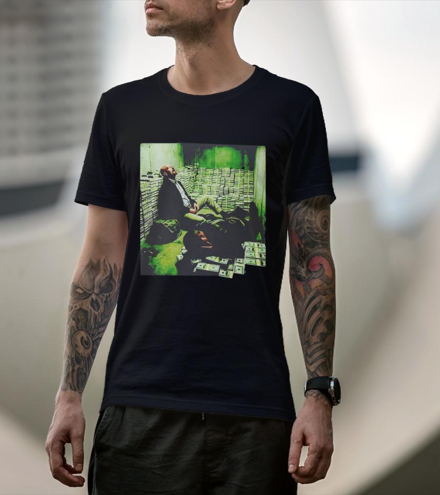 Breaking Bad Walter White Money Stacks Scene Heisenberg Transformation T-Shirt