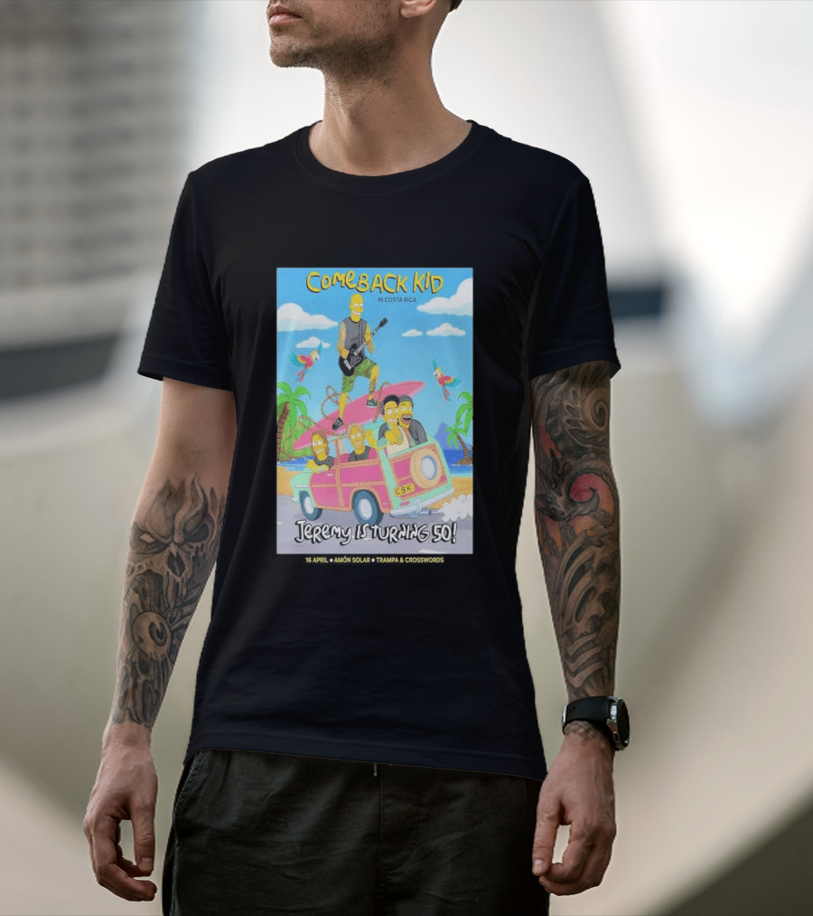 Comeback Kid In Costa Rica Jeremy Is Turning 50 Birthday Celebration T-Shirt