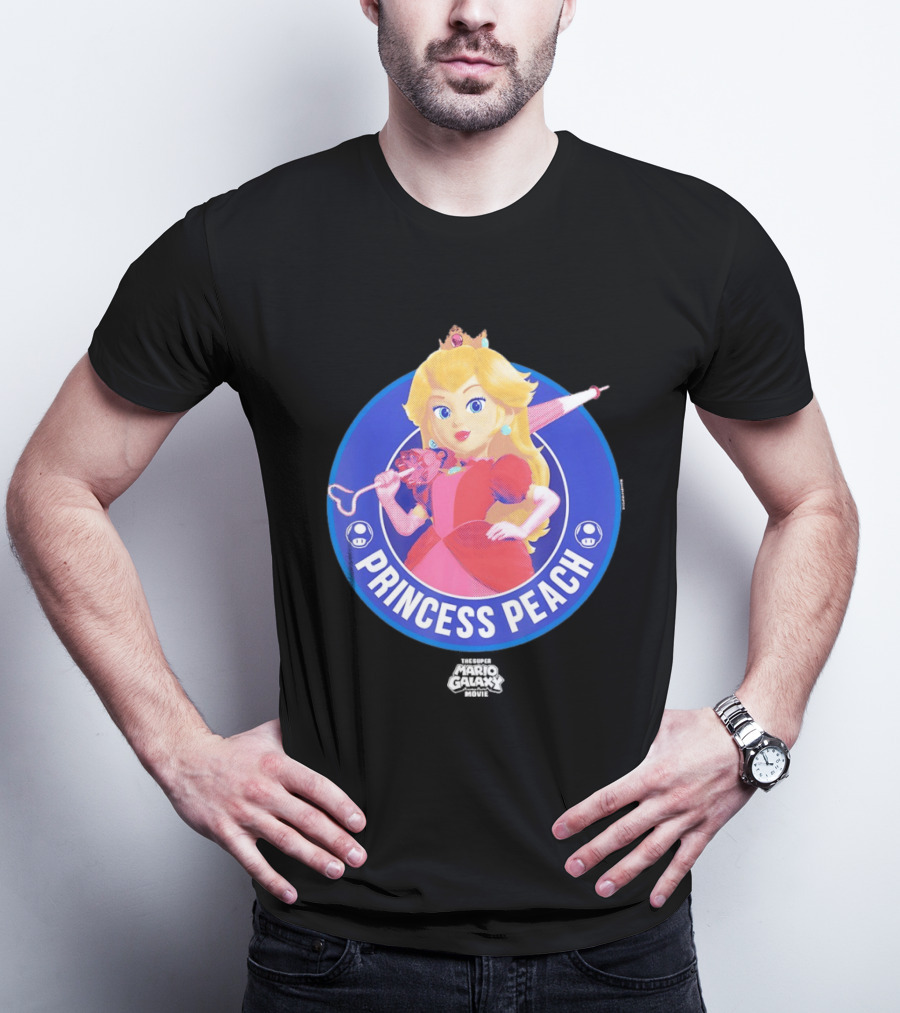Princess Peach Super Mario Galaxy Movie Adventure T-Shirt