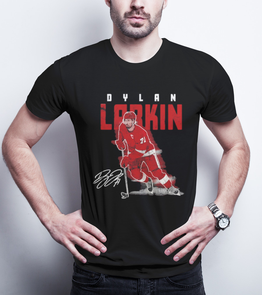 Dylan Larkin Detroit Red Wings Captain 71 T-Shirt
