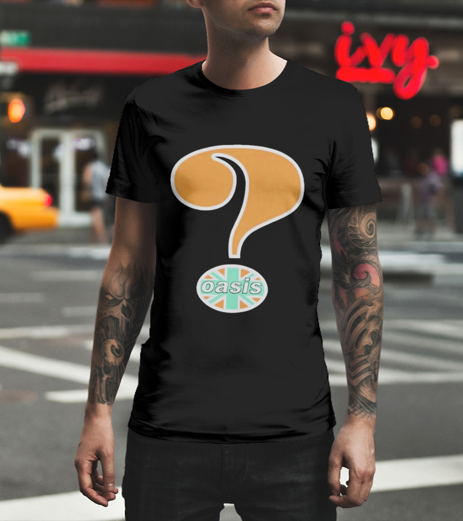 Pleasures Oasis Question Mark Union Jack T-Shirt