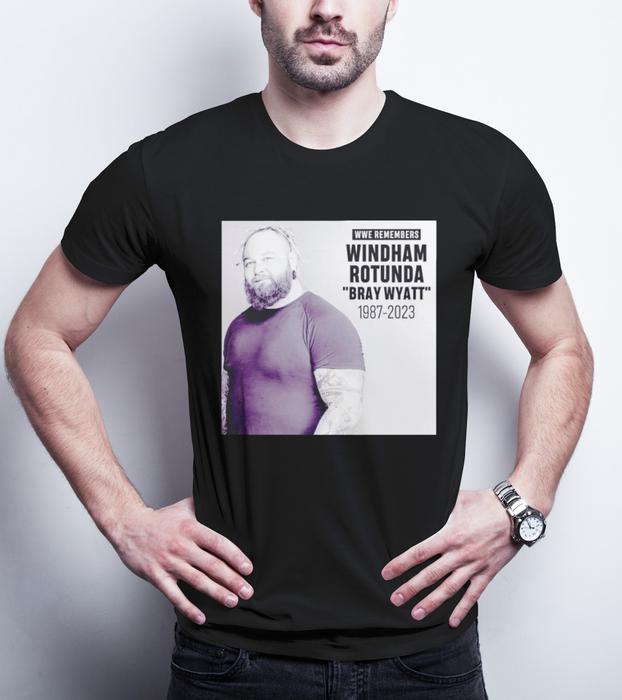 WWE Remembers Windham Rotunda Bray Wyatt 1987 2023 T-Shirt
