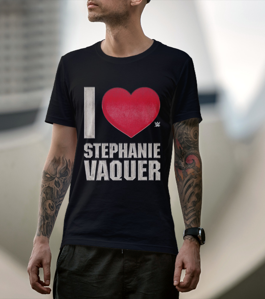 I Heart Stephanie Vaquer Enthusiast Passion W Red Heart T-Shirt