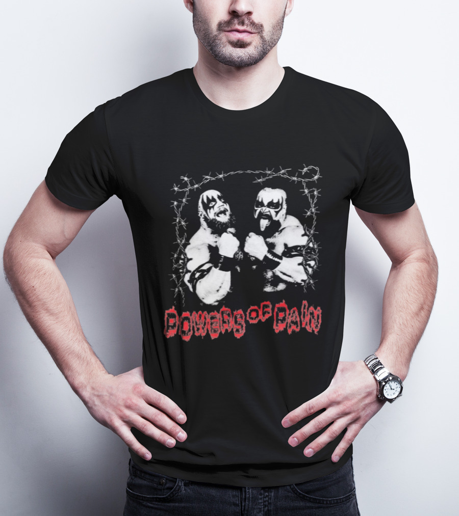 Warlord Barbarian Powers Of Pain Wrestling T-Shirt