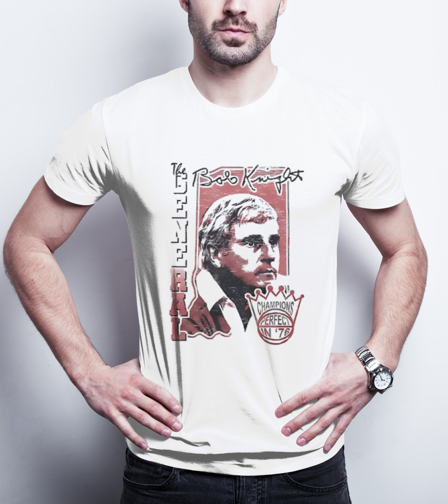 Bob Knight The General Champions Reflections 17 T-Shirt