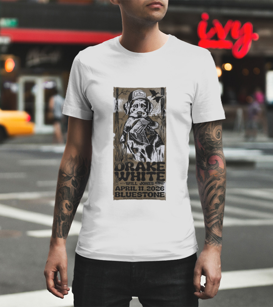 Drake White April 11 2026 Bluestone Columbus OH With Will Jones The Other Church Of Country Music T-Shirt