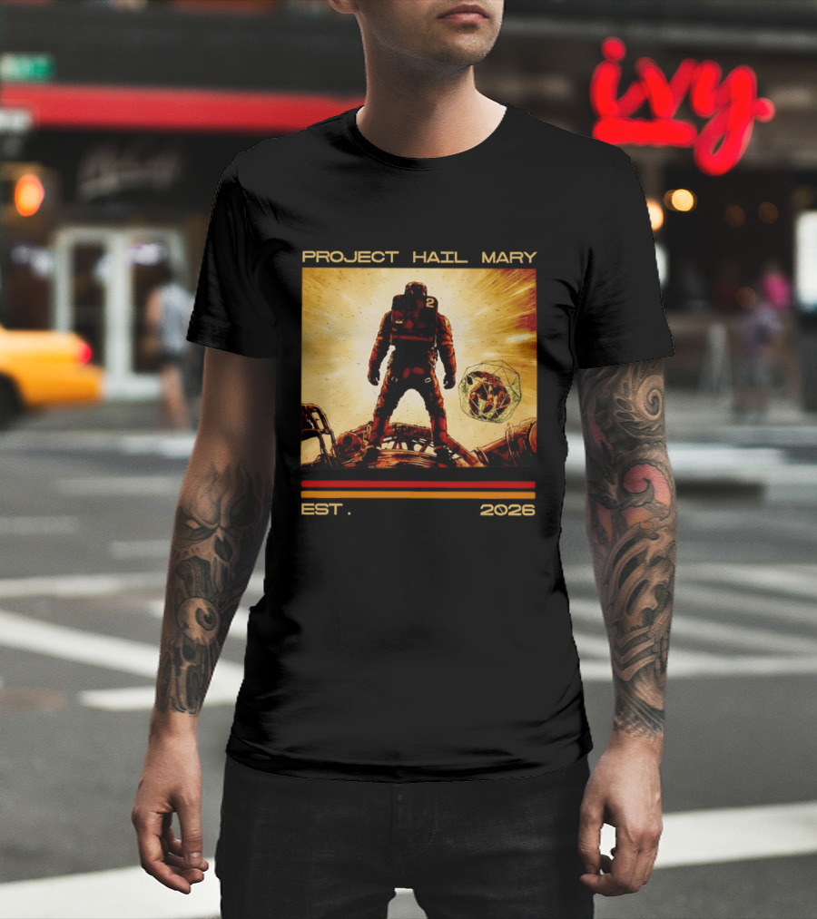 Andy Wei Project Hail Mary 2 Astronaut Est 2026 T-Shirt