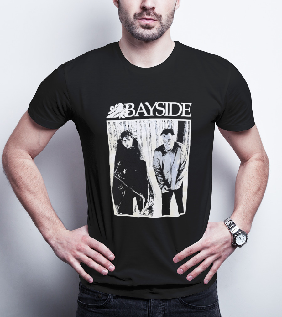 Bayside Band 25th Anniversary Black And White Image T-Shirt
