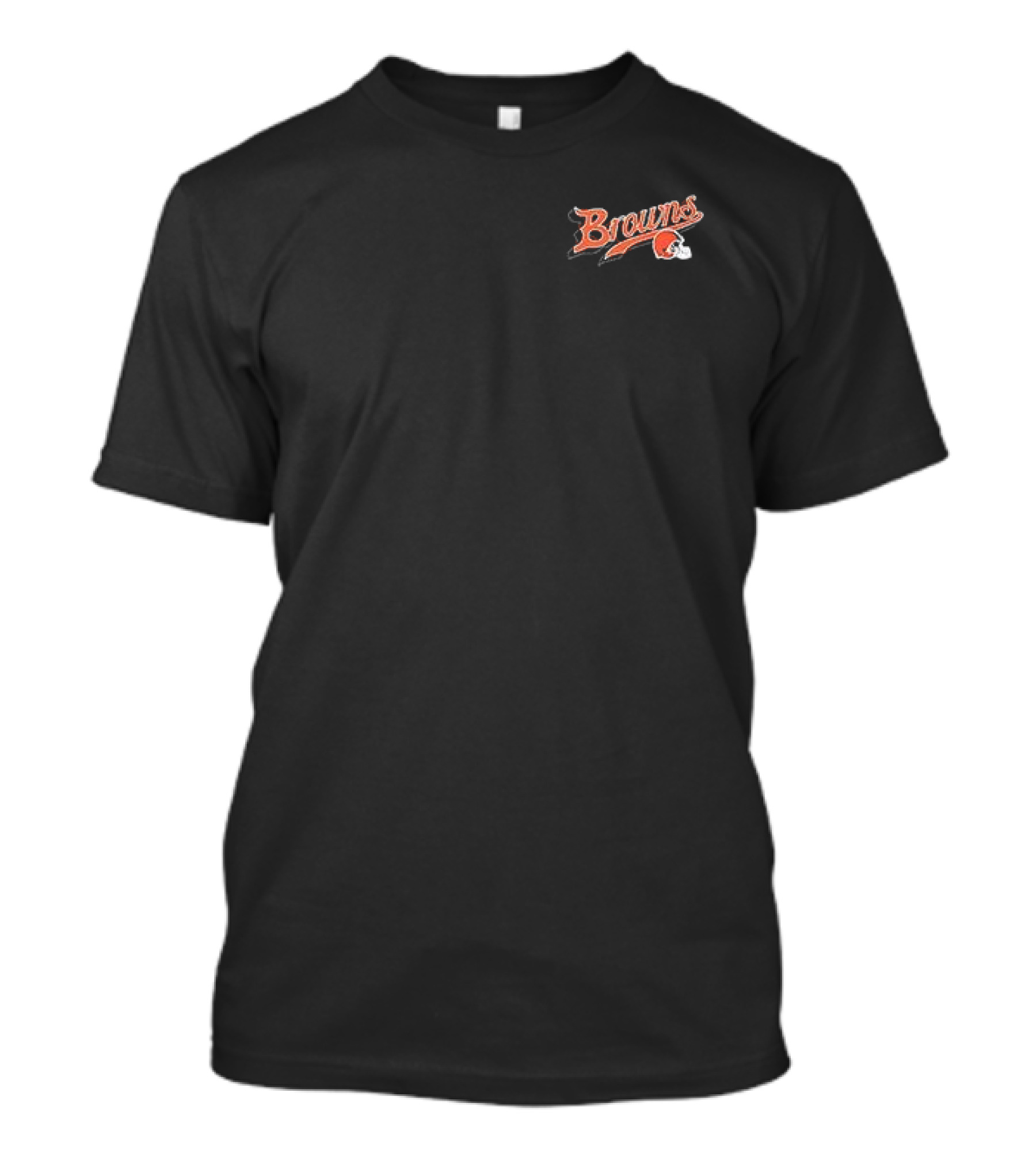 Born X Raised Cleveland Browns Dawg Pound Pro Browns Helmet Script T-Shirt