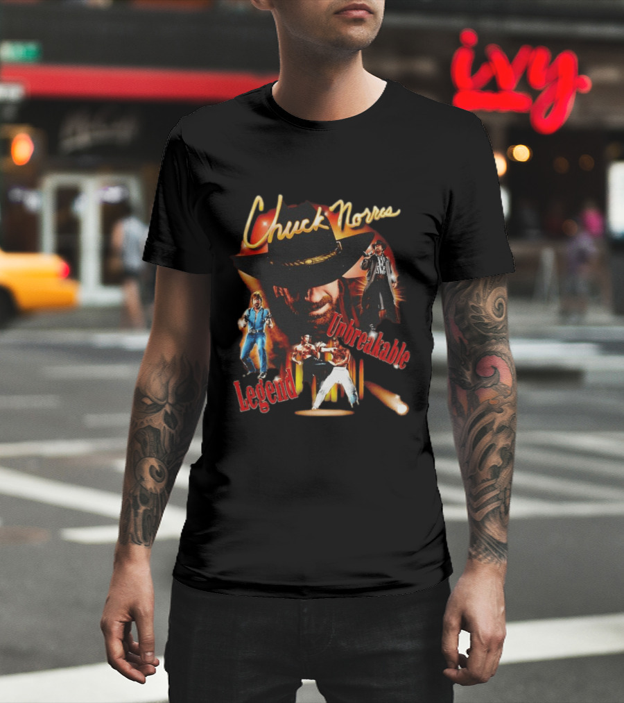 Chuck Norris Legend Unbreakable Martial Arts Action T-Shirt