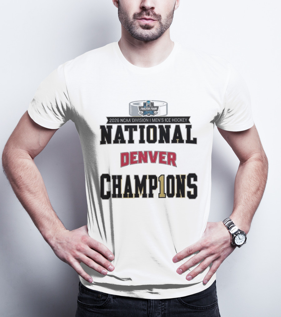 Denver Pioneers College Ice Hockey 11x National Champions T-Shirt